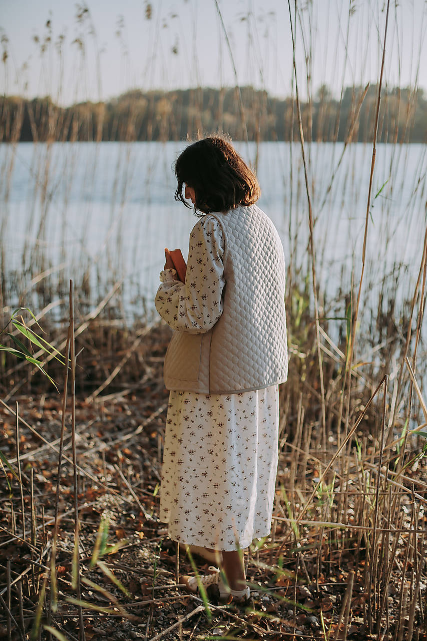 Prešívaná vesta Minimal - Béžová / LittleSouls - SAShE.sk
