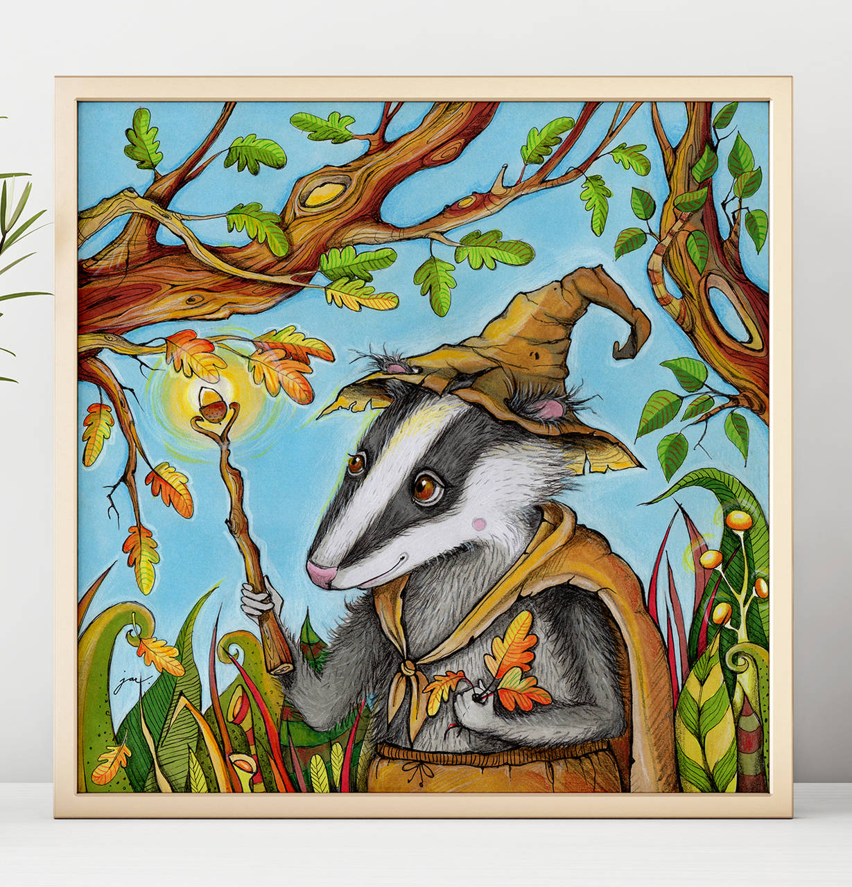 Jazvec kúzelník. / Jar.handmade - SAShE.sk