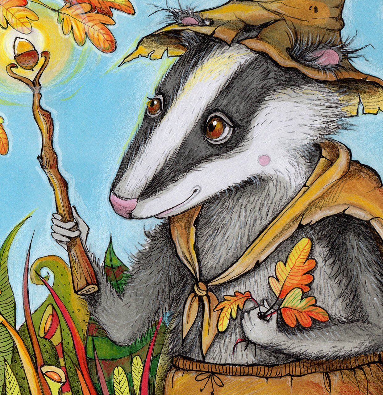 Jazvec kúzelník. / Jar.handmade - SAShE.sk