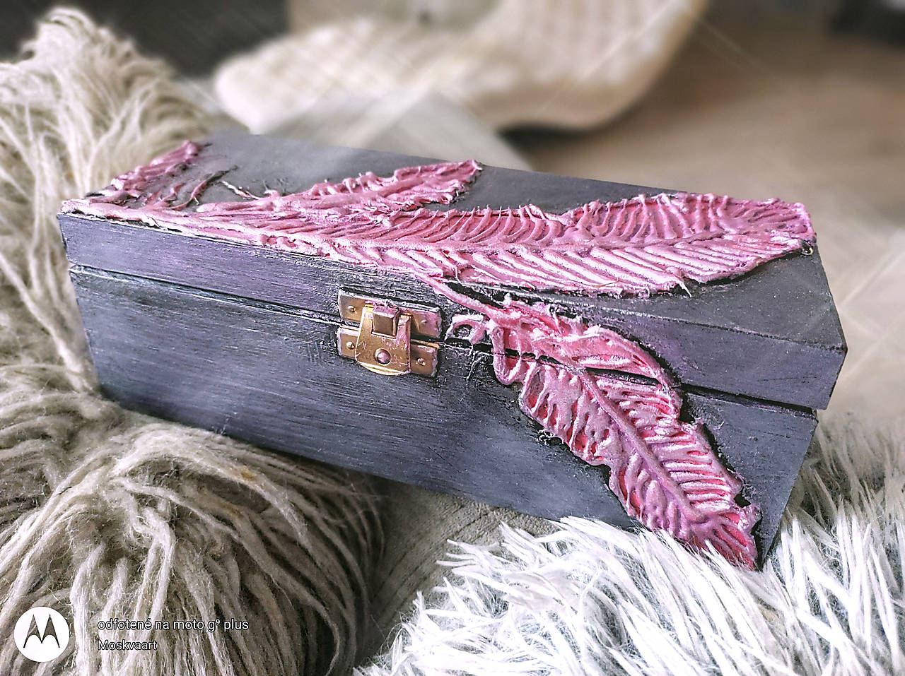 Feather chest - 22 x 9 x 8 cm / moskvaart - SAShE.sk