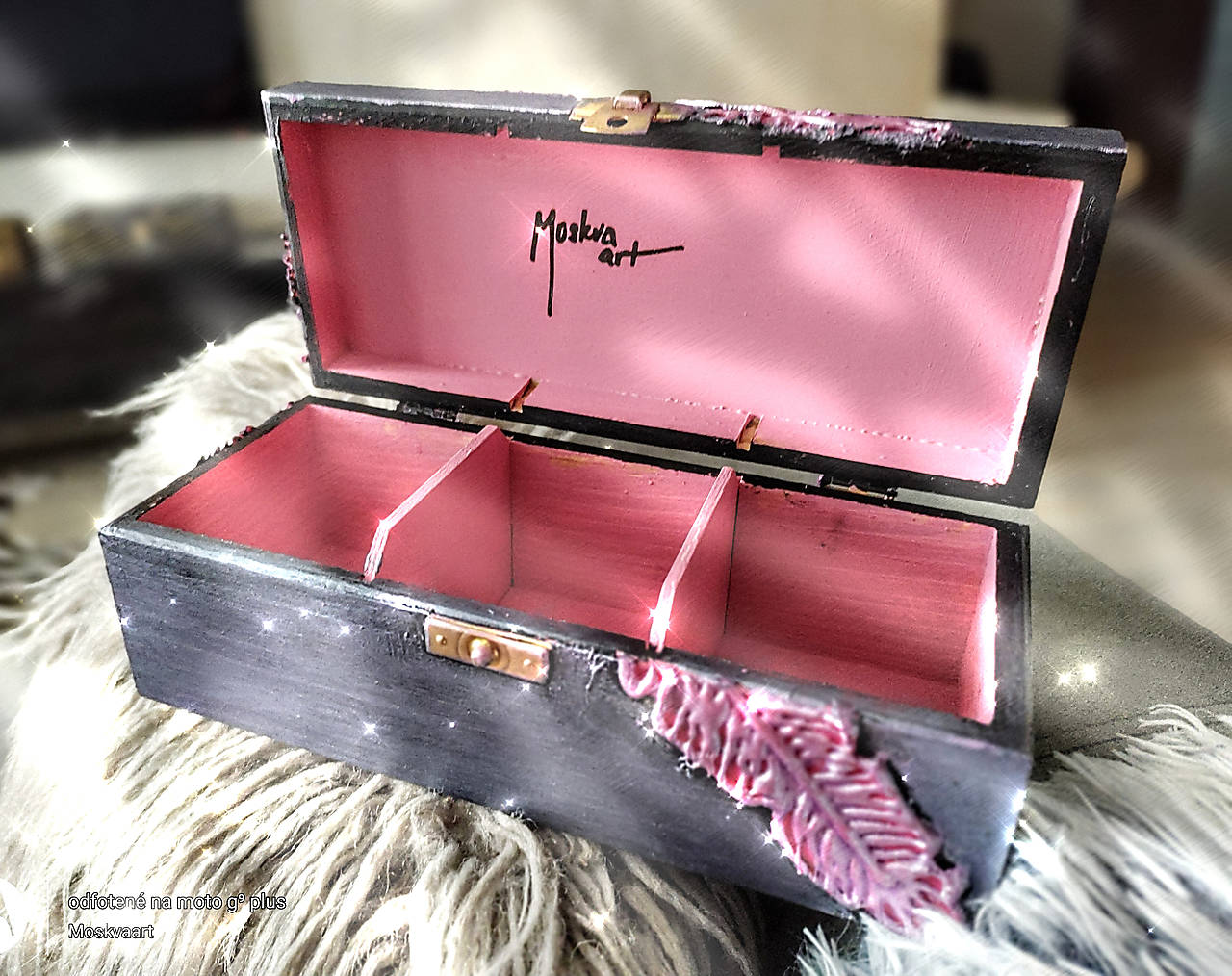 Feather chest - 22 x 9 x 8 cm / moskvaart - SAShE.sk