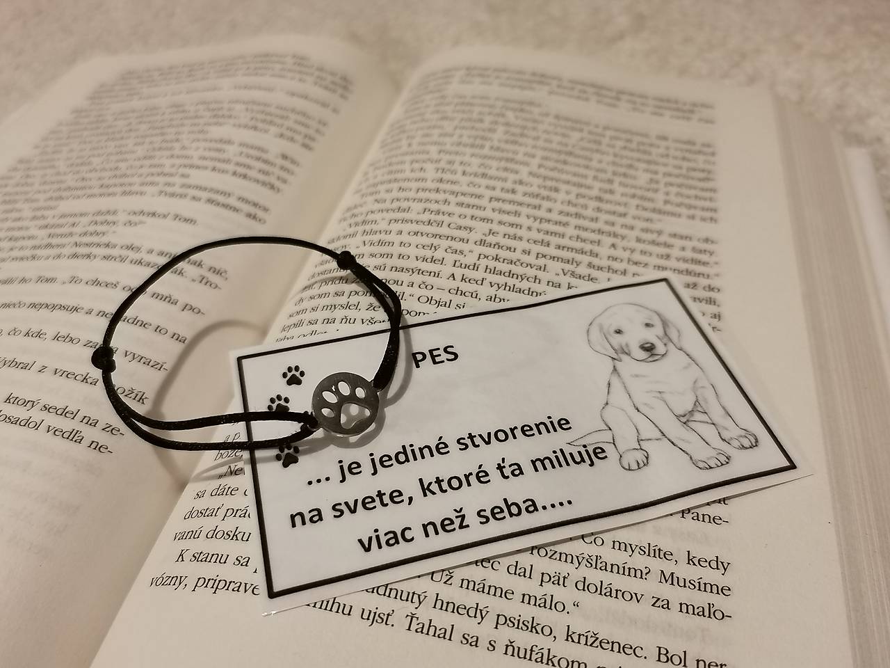 Náramok pes / psík / labka / domáci miláčik (Labka) / NiCoCo - SAShE.sk