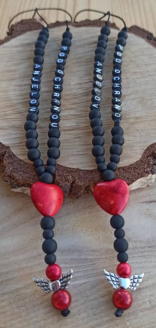 Prívesok alebo amulet do auta cena za 1 ks na želanie s textom menom ...