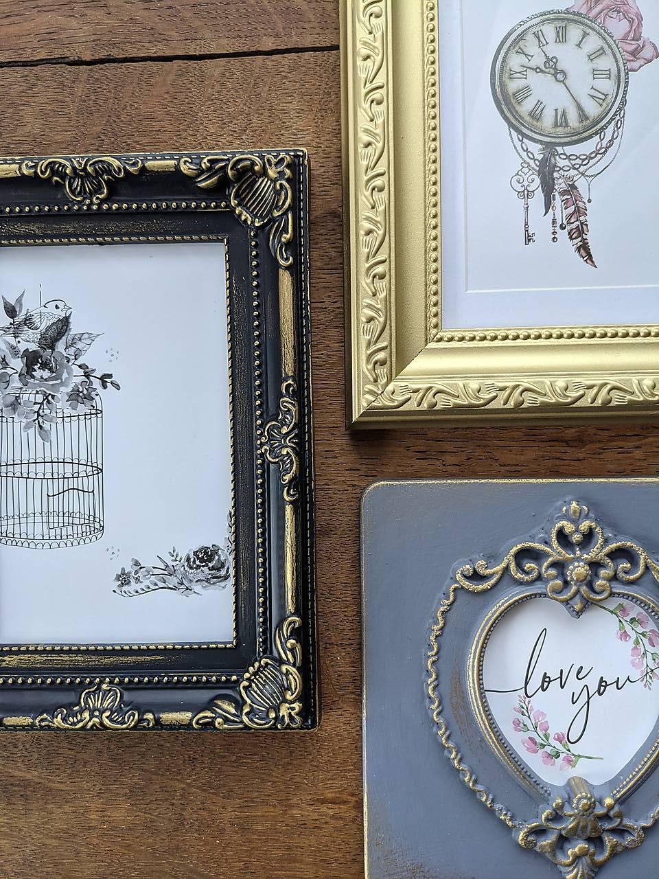 Sada rámikov - Le corbeau noir / HaM - SAShE.sk