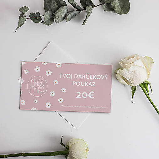 Darčekový poukaz - Ružová lúka / maromaro - SAShE.sk