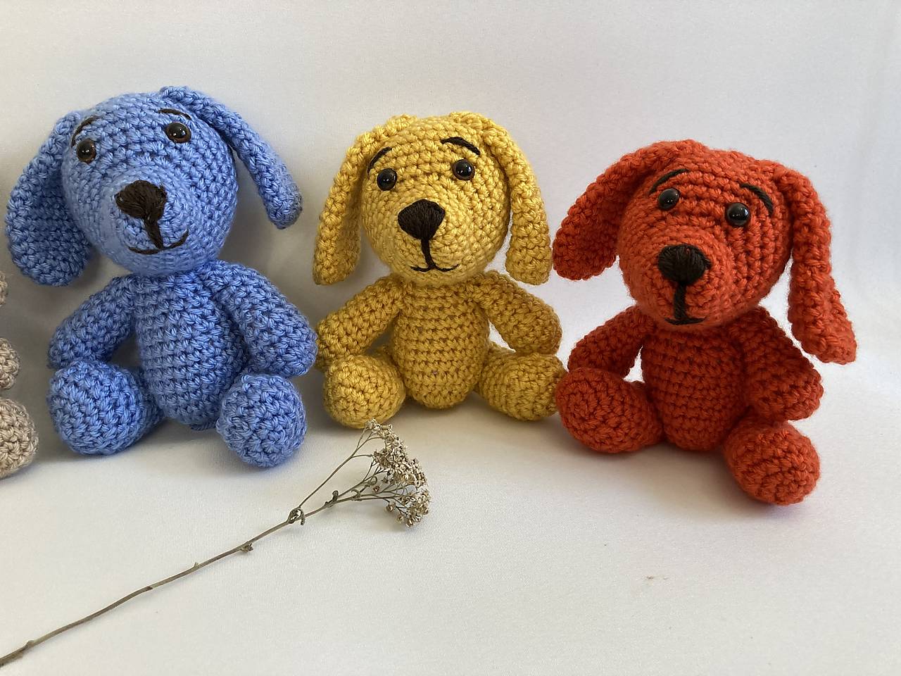 Háčkovaní psíčkovia,psíkovia (rúžový) / magda-mi - SAShE.sk