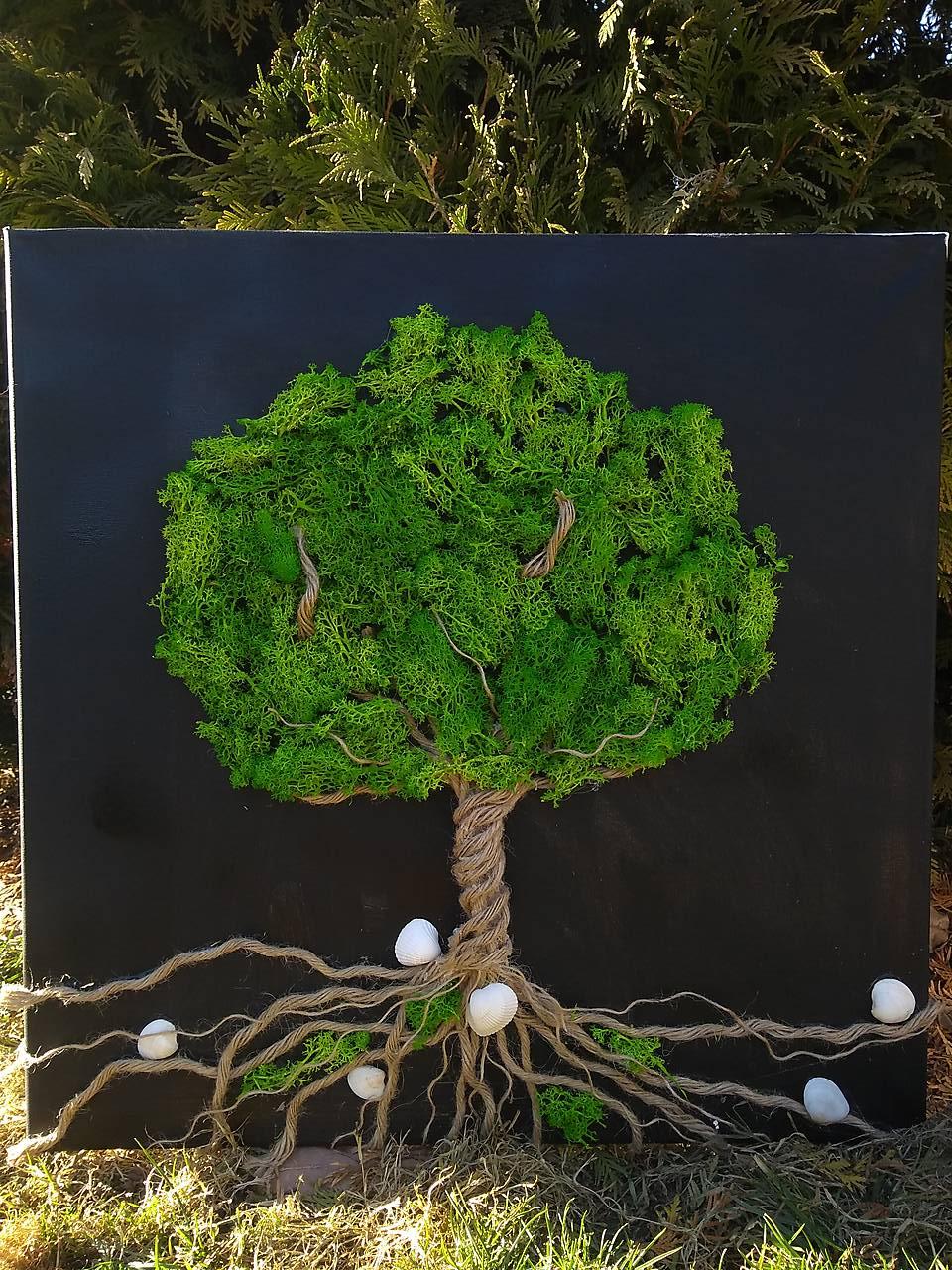 ! Zľava ! Machovy obraz strom / Jasmina_handmade - SAShE.sk