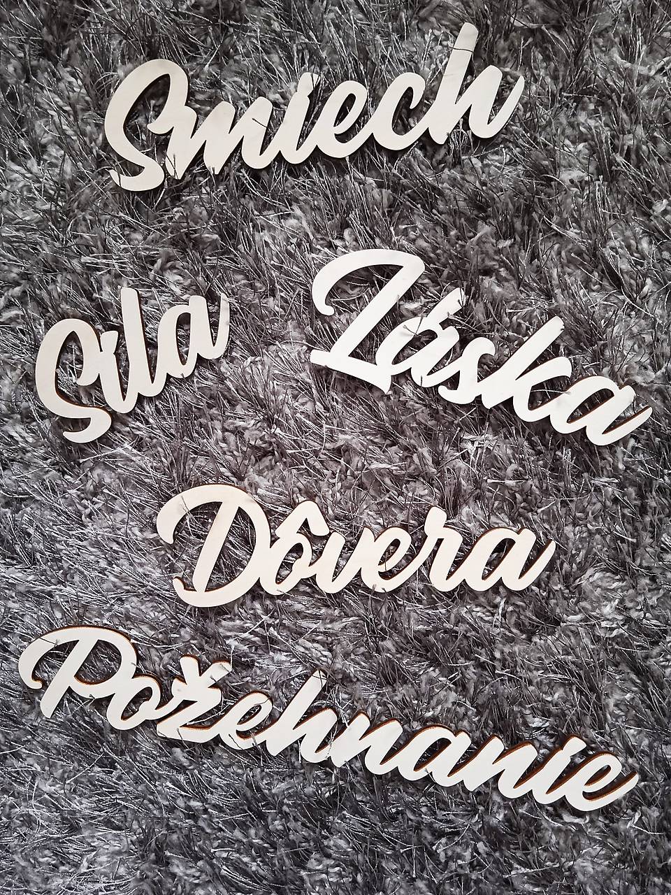 Naša rodina - nápis / dekor-drevo - SAShE.sk