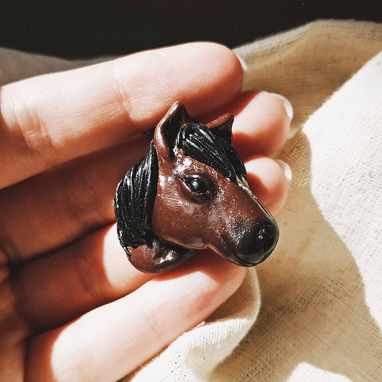 Kľúčenka konská hlava / SperkyMedinka - SAShE.sk