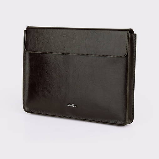 Kožené puzdro na dokumenty/tablet/notebook (Hnedo-čierna) / MARIMA ...