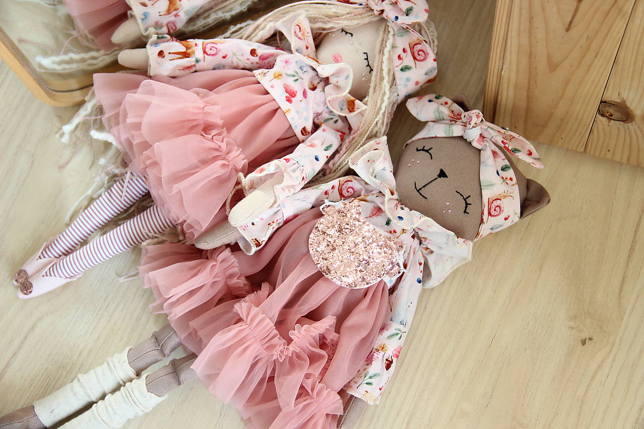 Bábika Mirabelka 37cm Kristyartdolls Sashesk Handmade Hračky