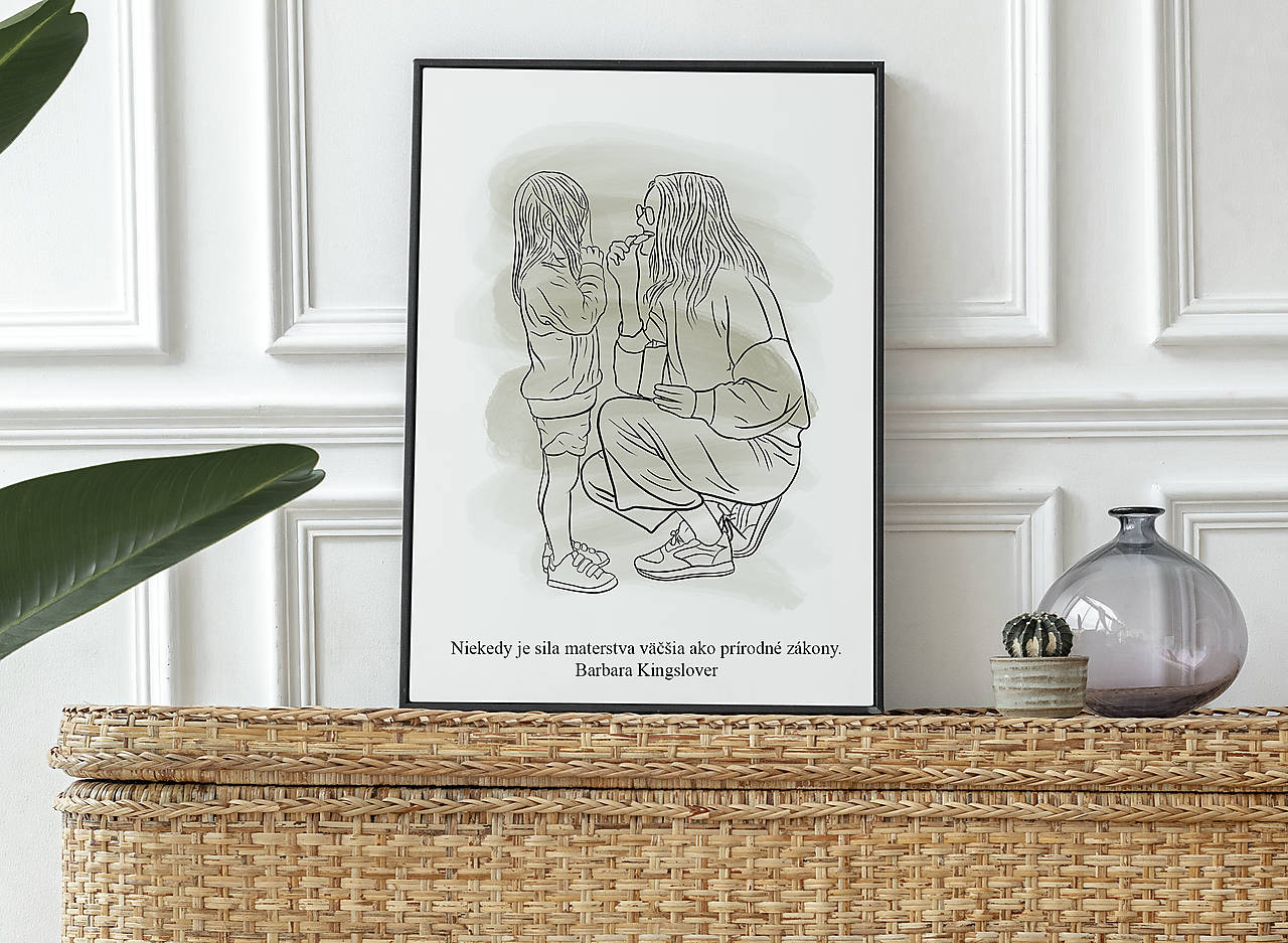 Rodina, Kreslenie na mieru, Vlastná ilustrácia, Digitálne umenie, Line ...