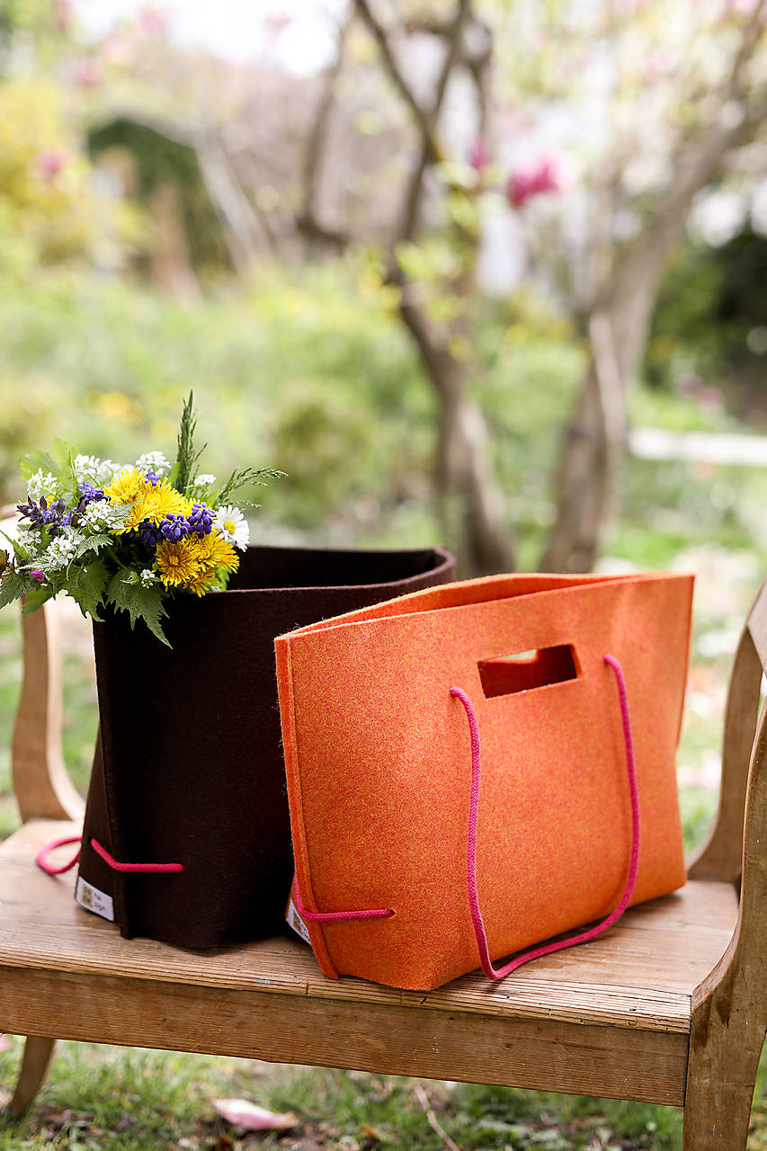 KOZA praktická taška do ruky aj na plece :) (Hnedá) / sona-design ...