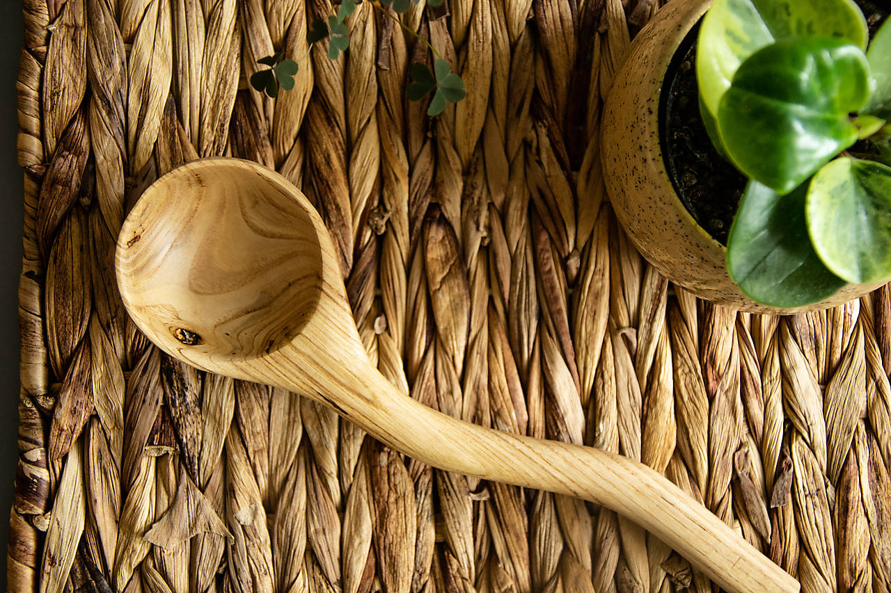 Drevená lyžica , vareška , varecha (2) / Petrichora - SAShE.sk