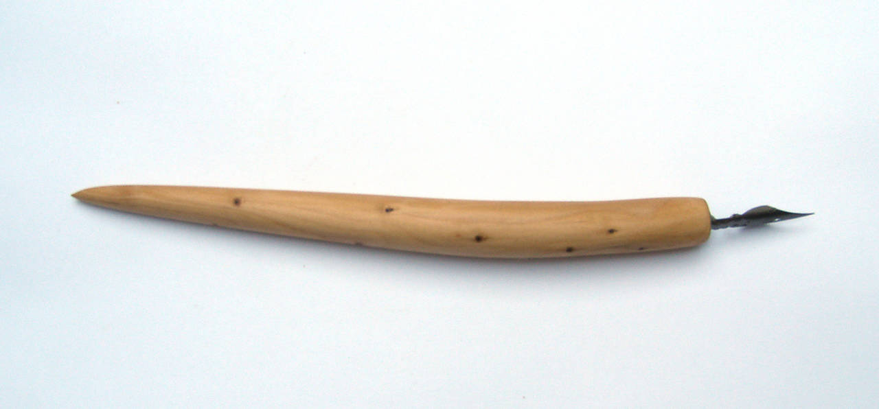 Drevené kaligrafické pierko - smrekovcové / wlkr - SAShE.sk