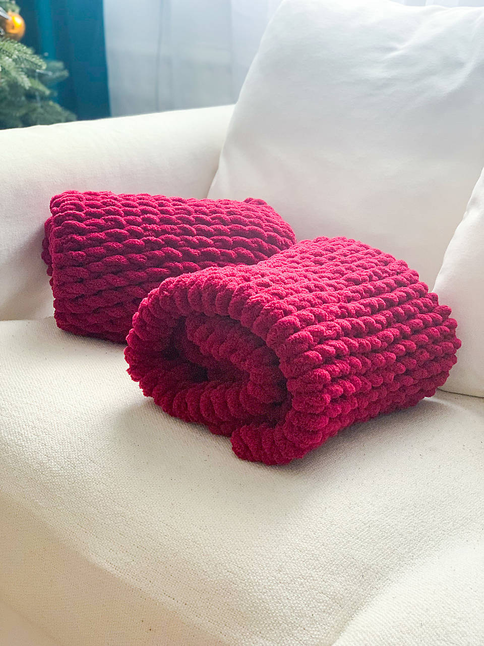 Deka pre deti Twister puffy Višňová / Divine.bananas - SAShE.sk ...