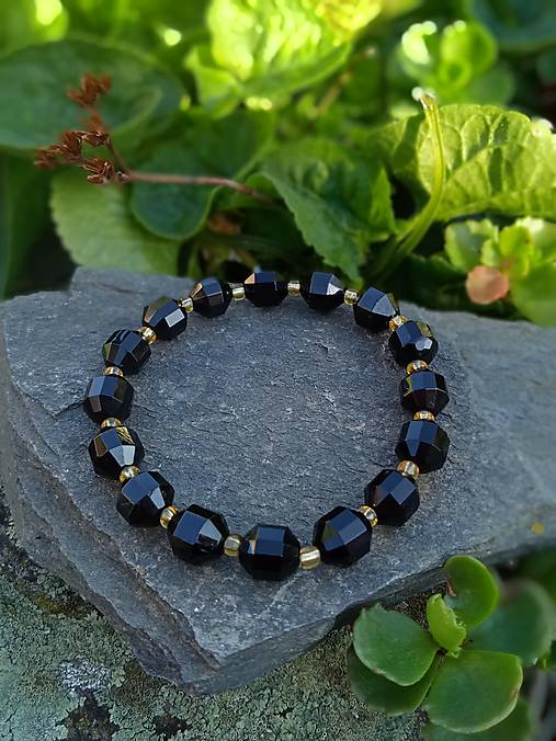 NÁRAMOK z brúseného ónyxu / naj_naramky - SAShE.sk