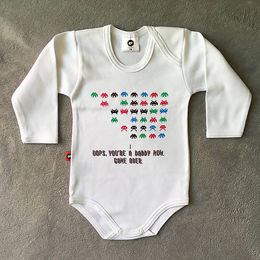 Detské body zo 100% bavlny / malymonster - SAShE.sk