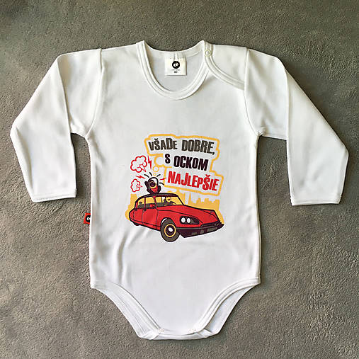 Detské body zo 100% bavlny / malymonster - SAShE.sk