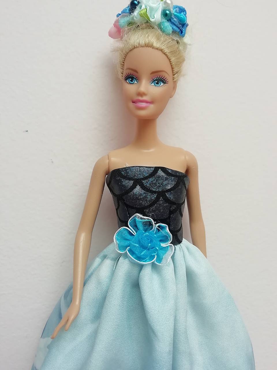 Modré šaty pre Barbie / Jatabona - SAShE.sk - Handmade Hračky