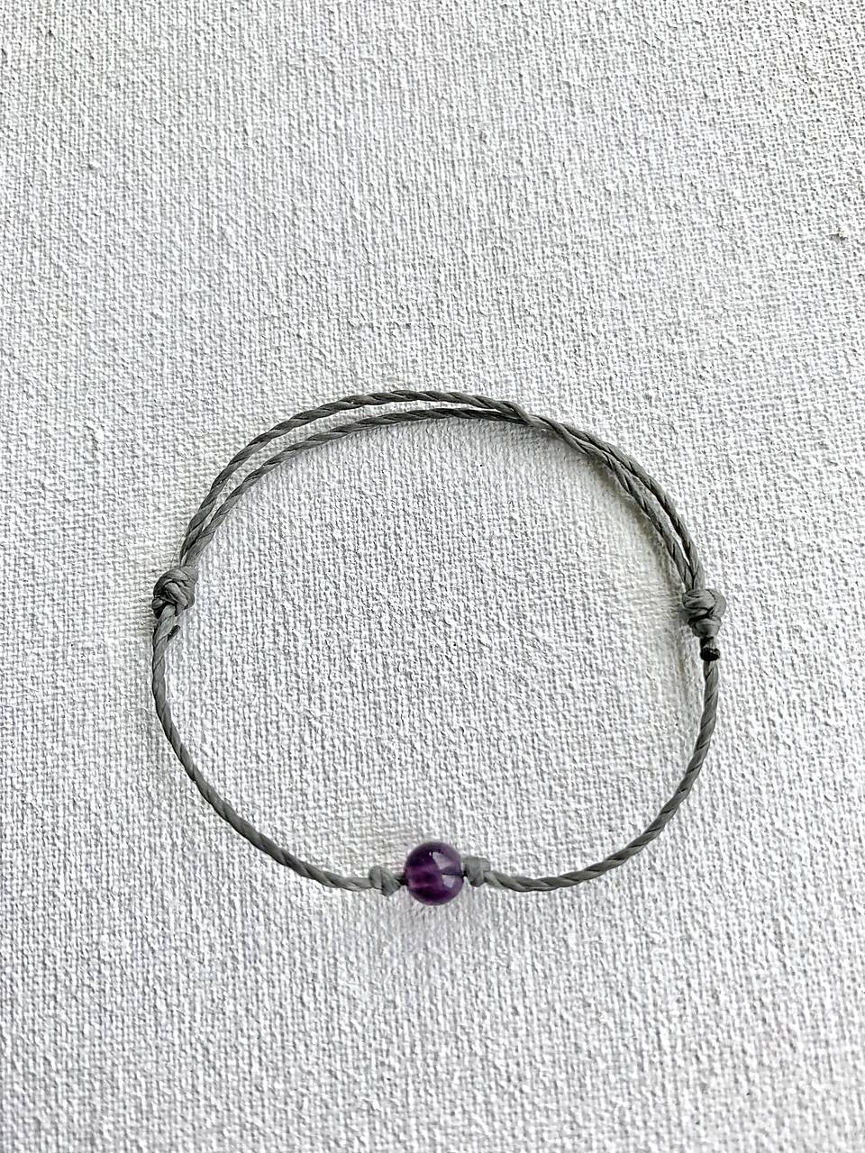 Rezervované - mini náramok s ametystom / MAYAKnaramky - SAShE.sk