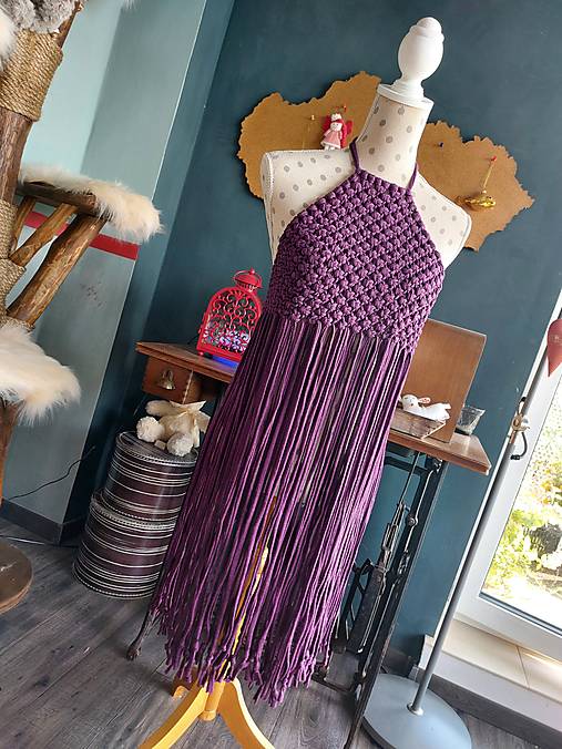 Macrame crop top / PannaZazracnica - SAShE.sk