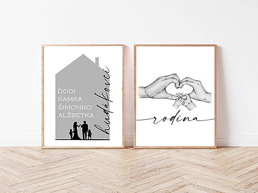 Set plagátov RODINA / plagatik - SAShE.sk