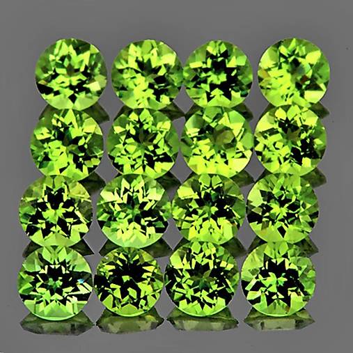 Peridot prirodny 3 mm / ender - SAShE.sk