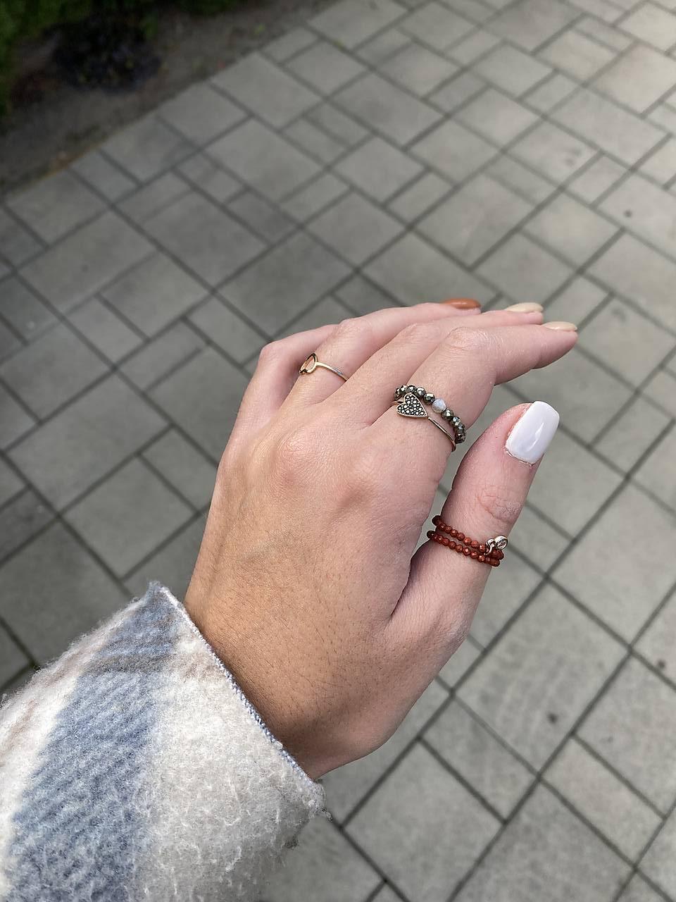 Prsteň z minerálov (jaspis) / Nunika - SAShE.sk