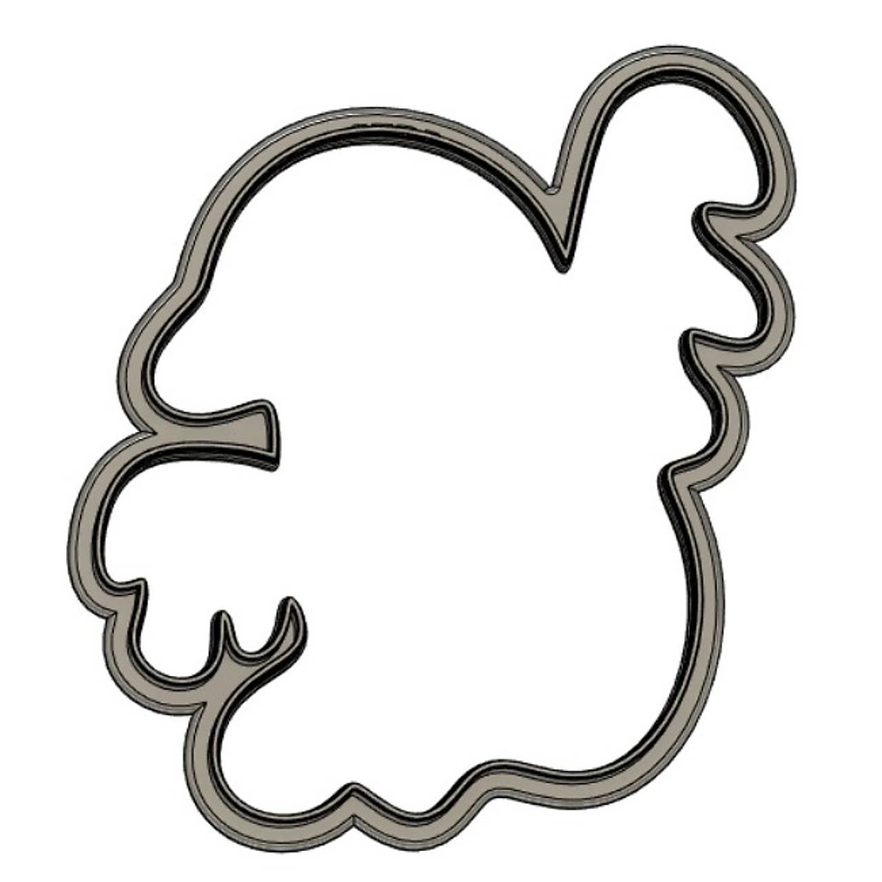 Vykrajovačky - Tekvice a duchovia #1676 (#1671 Duch, obrys ...