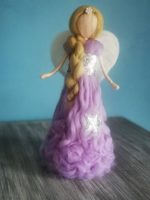 Plsteny anjel stojaci / Lilina - SAShE.sk