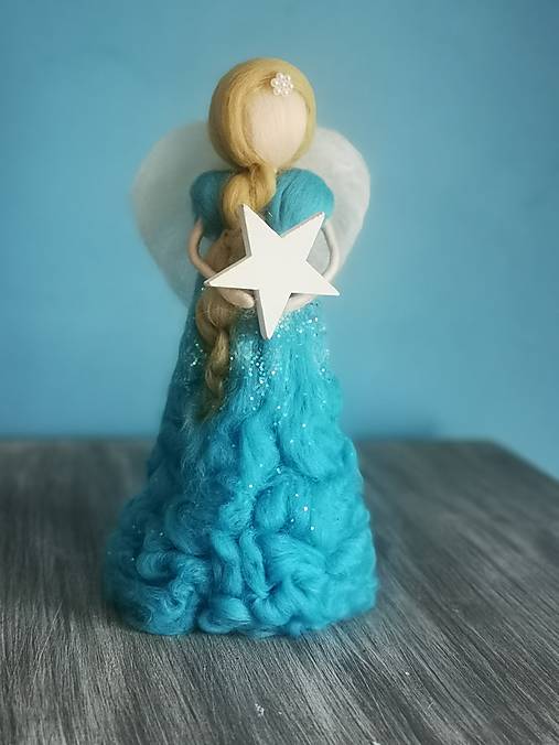 Plsteny anjel stojaci / Lilina - SAShE.sk