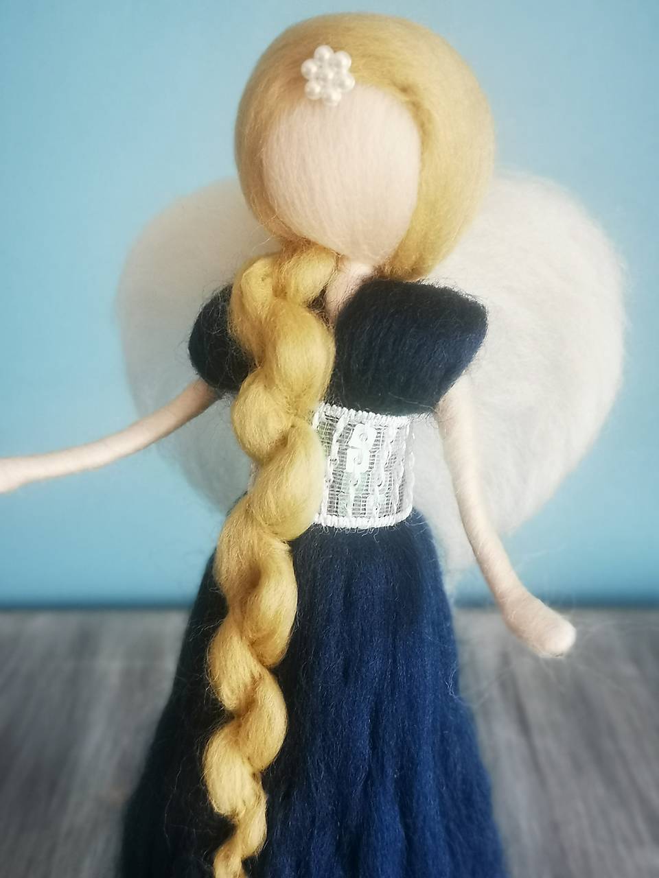 Plsteny anjel stojaci / Lilina - SAShE.sk - Handmade Dekorácie