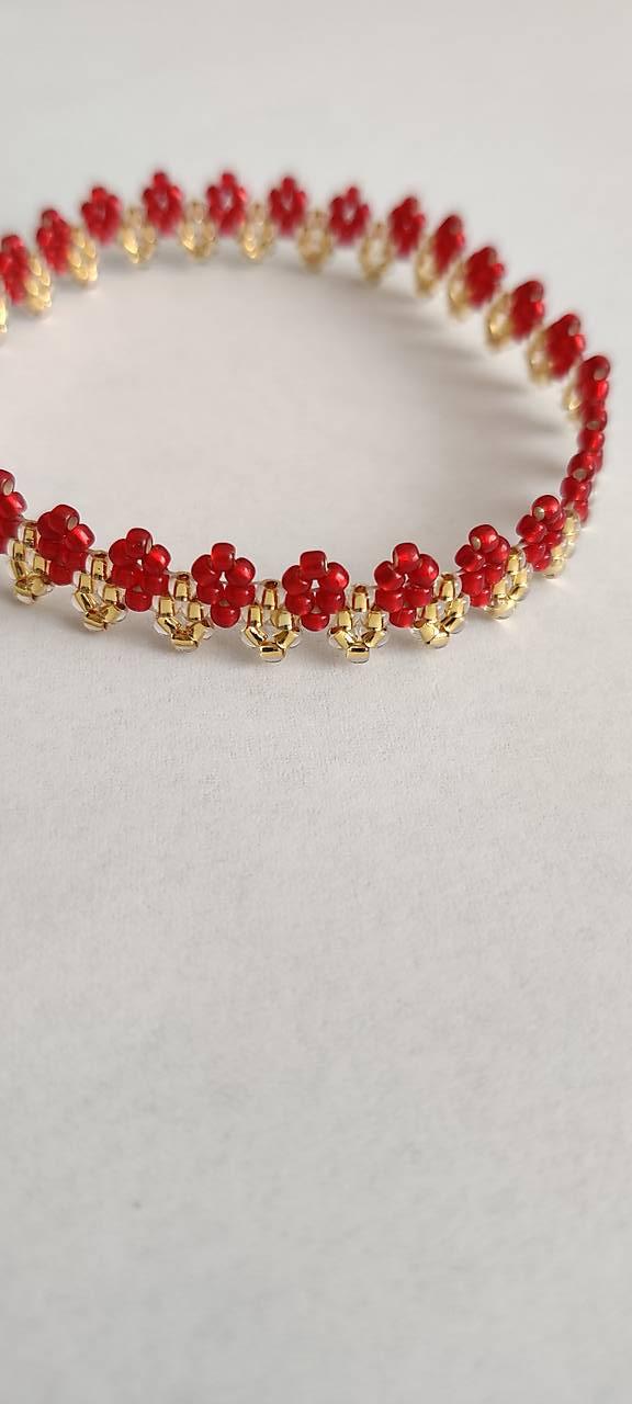 Jemná čipka (Červená) / LESELO - SAShE.sk