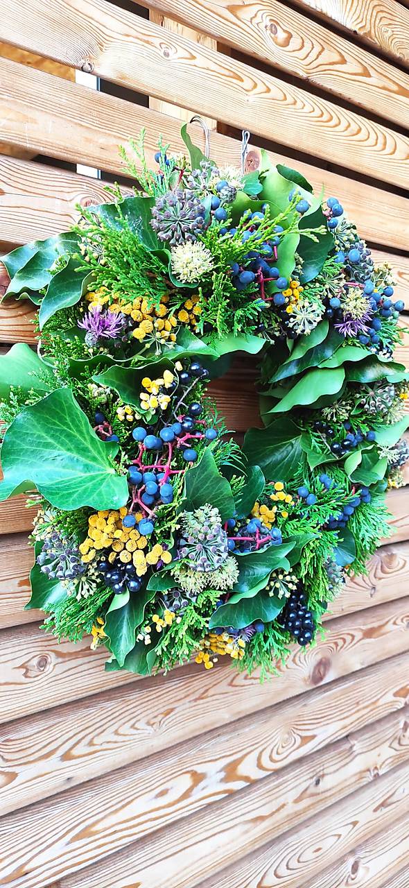 Prírodný veniec - vratič / Chamelelon - SAShE.sk - Handmade Dekorácie