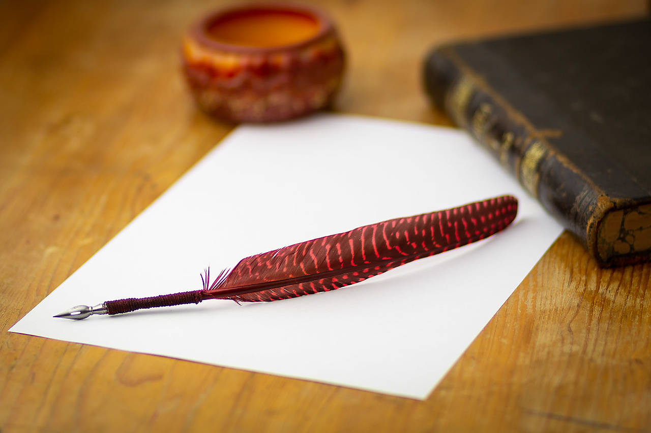 Pierko na písanie - brko na písanie / jakopirko - SAShE.sk