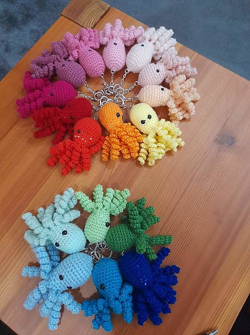 Háčkované chobotničky - prívesky / Sophie.a.mumik - SAShE.sk