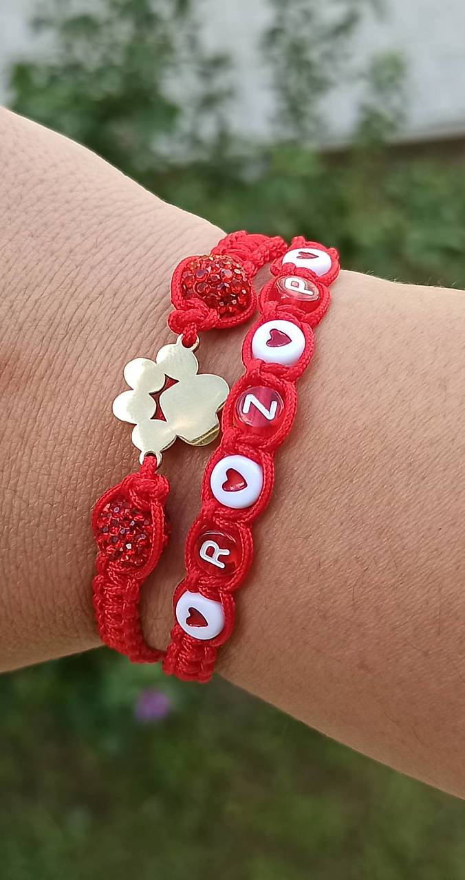 Náramok dvojradový na želanie s menom a labka z nehrdzavejúcej ocele ...