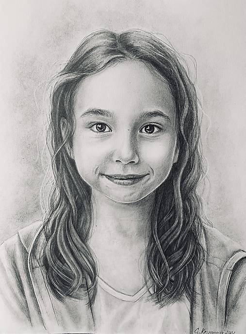 Kresba portrétov (Veľkosť A3 (29,7x42cm)- 1 objekt) / Gk_artwork - SAShE.sk