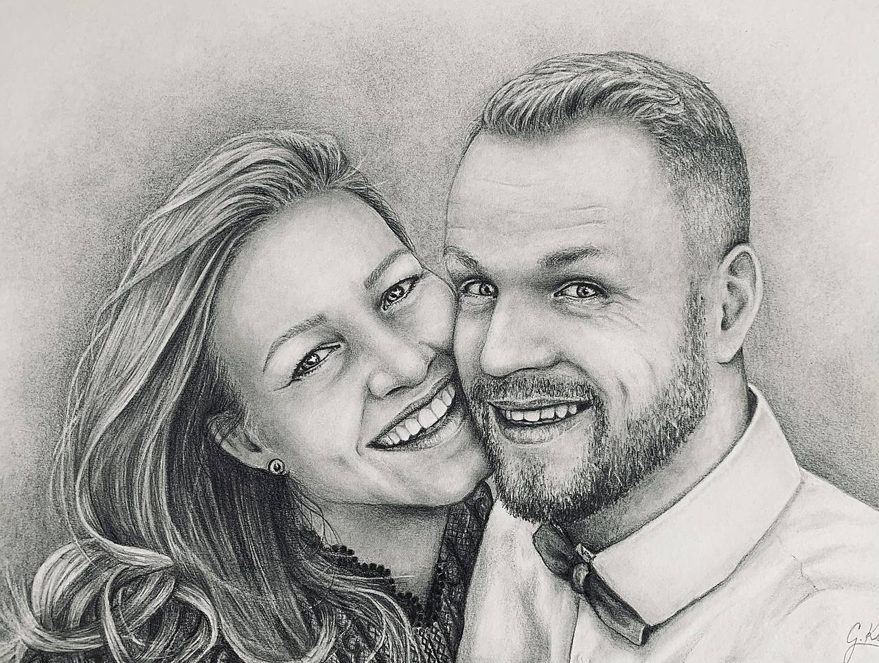 Kresba portrétov (Veľkosť A4 (21x 29,7cm)- 2 objekty) / Gk_artwork ...