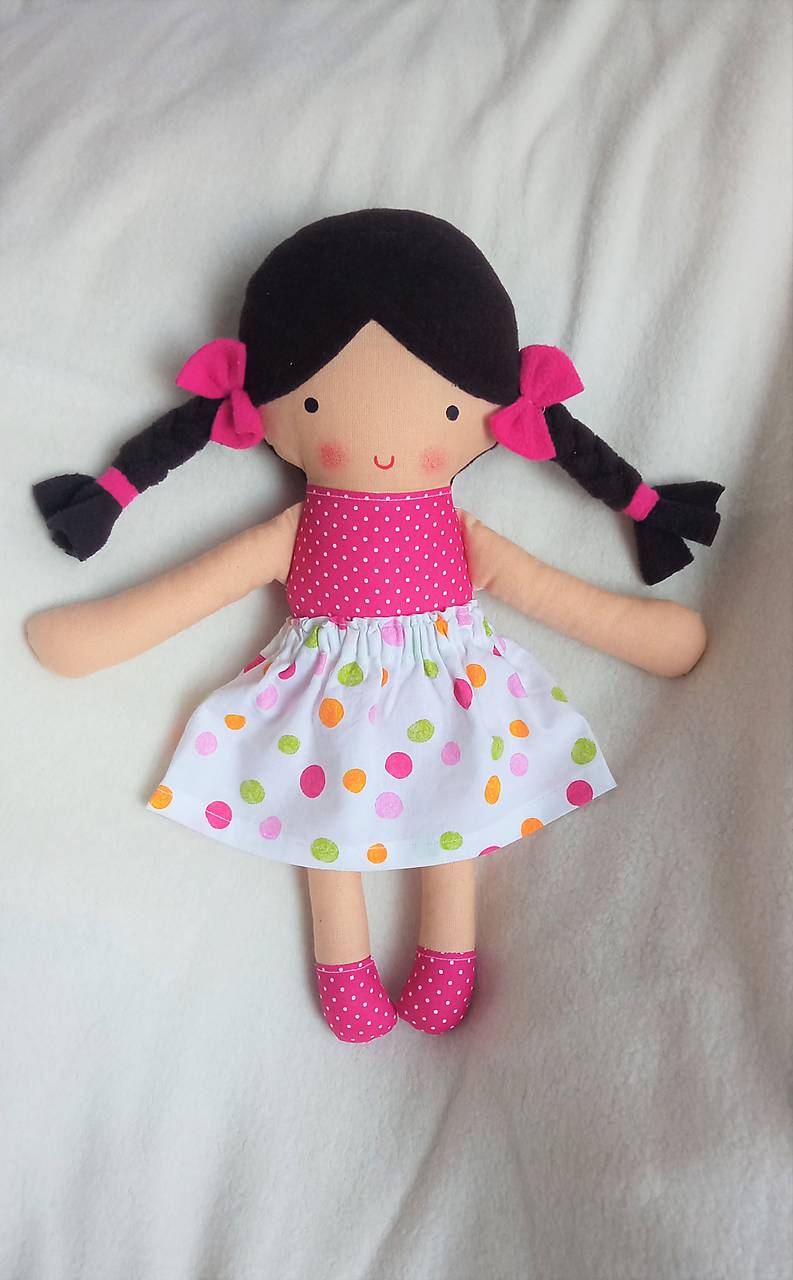 Látková bábika Helenka / Sen-Art - SAShE.sk