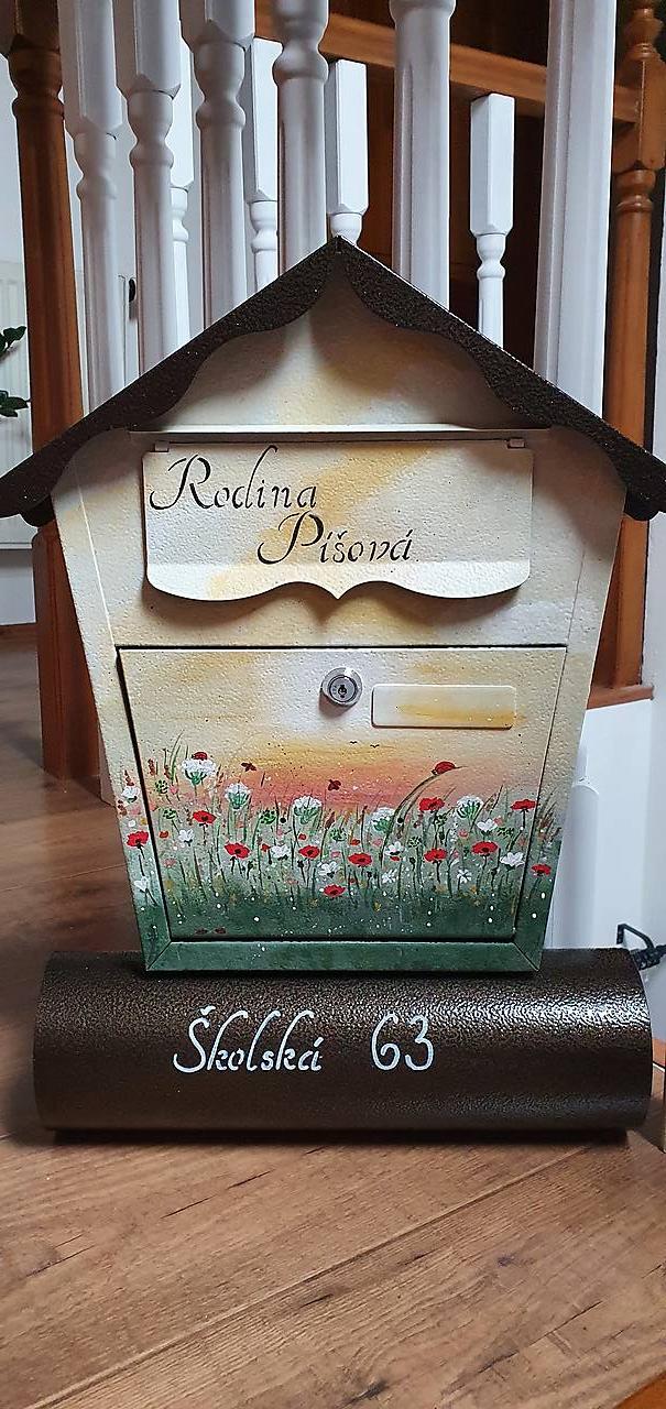 Veľká poštová schránka- žltá lúka / LADArt - SAShE.sk