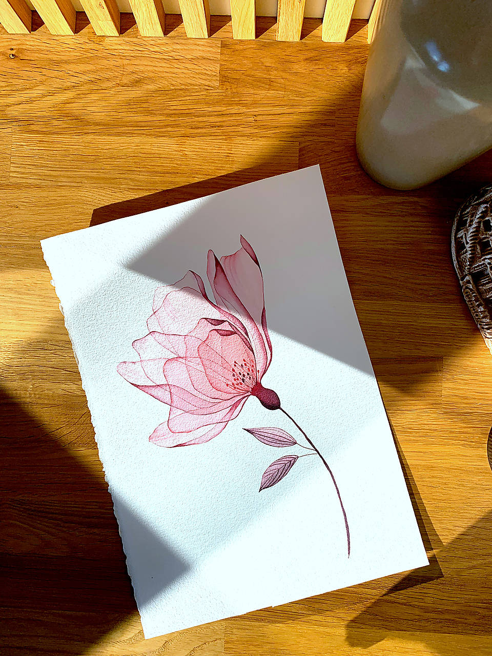 Ruža transparent 1 / H2O_ART - SAShE.sk