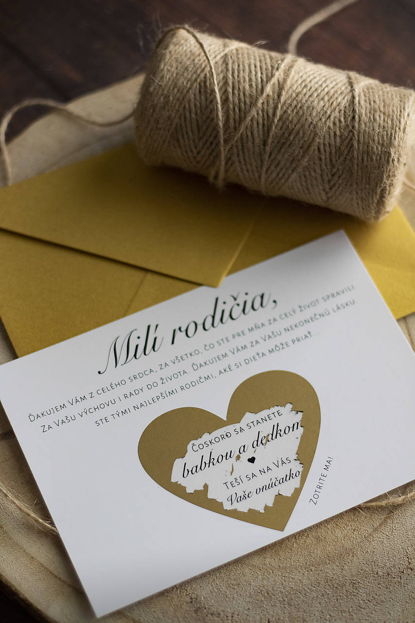 Stierací žreb pre budúcu babku & dedka / svadobnagrafika - SAShE.sk