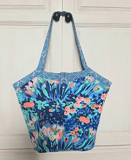 Oboustranná taška-motýlí křídla-květy / sikna - SAShE.sk