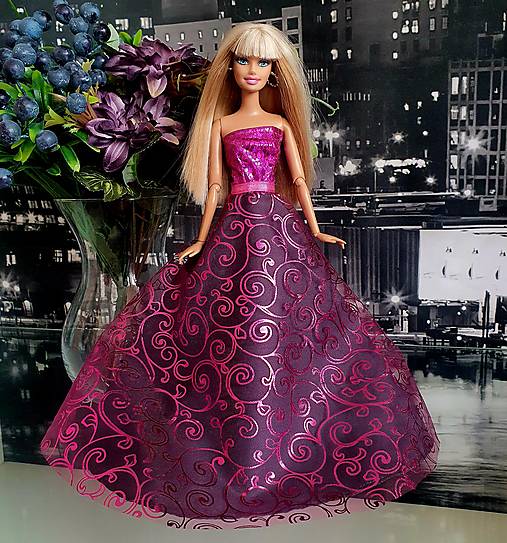 Princeznovské šaty pre Barbie | oblecenieprebabiky.sk
