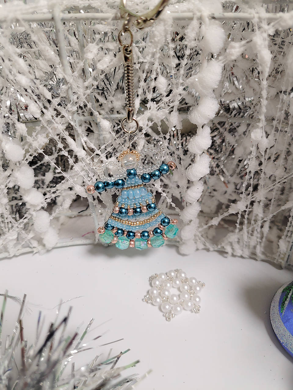 Kľúčenka Anjelik na ochranu (Prívesok pierko prívesok) / AM-Annamarie ...