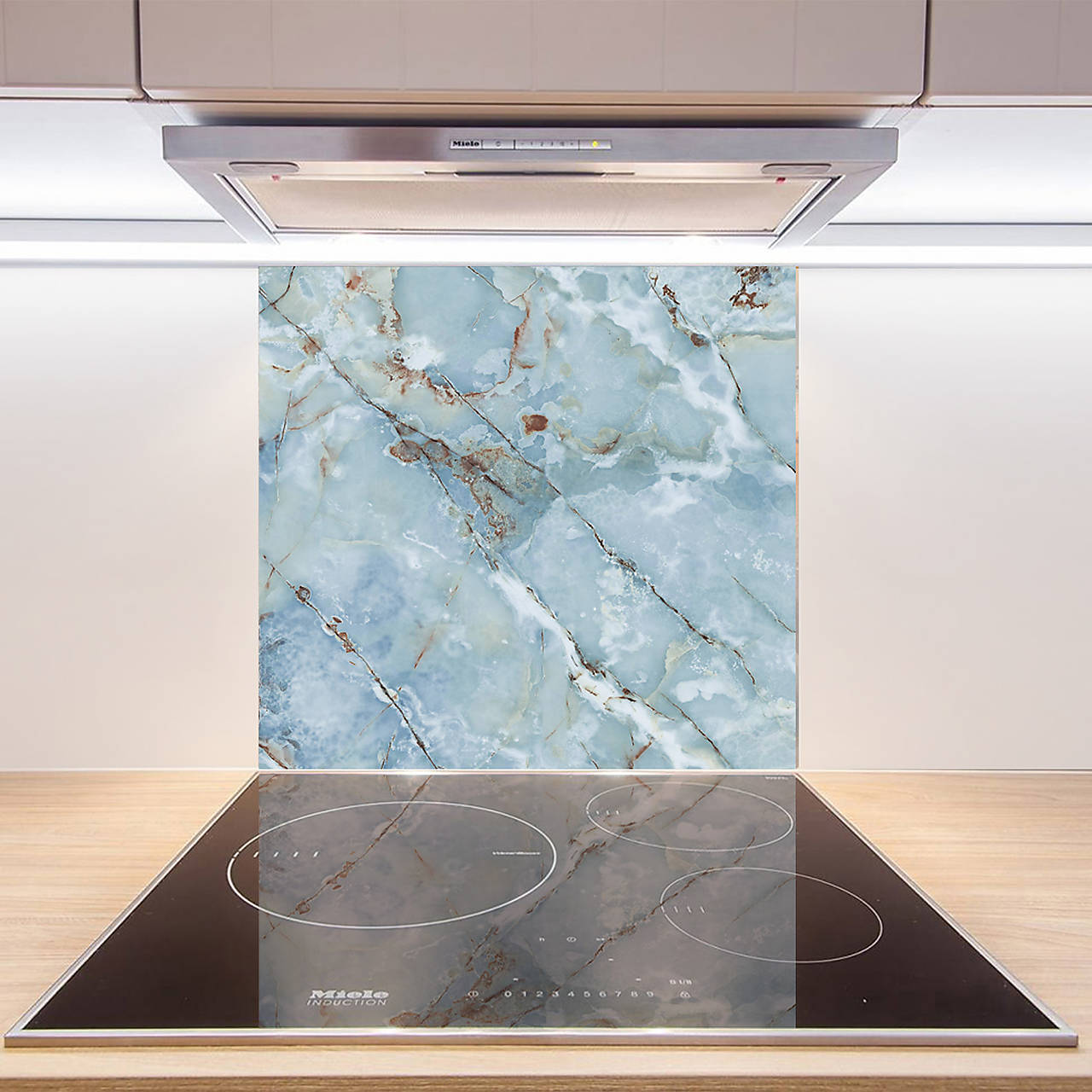 Kuchynská zástena za sporák - kalené sklo Štruktúra kameň / EK-design ...