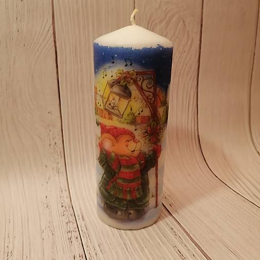 Sviečka Medvedik koledník / aninkab - SAShE.sk