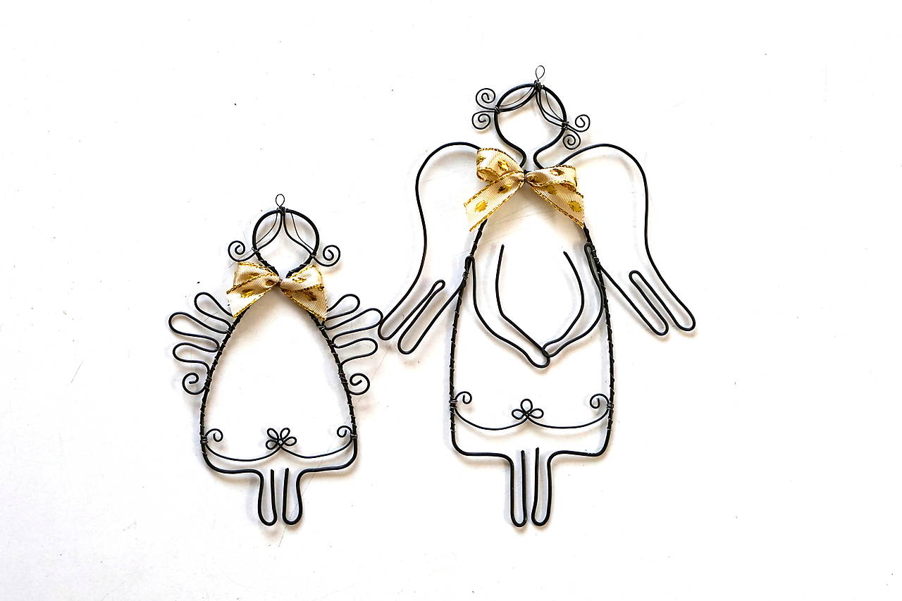 Anjelik zlatý - väčší / astra - SAShE.sk - Handmade Dekorácie